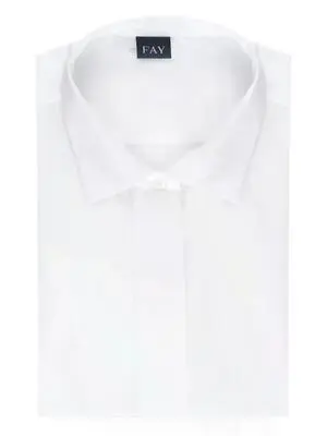 FAY Hidden-button Shirt - White