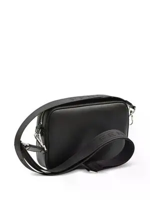 Fendi Leather Messenger Bag - Black