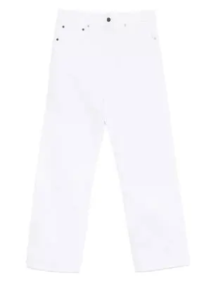 Khaite Button-fly Jeans - White