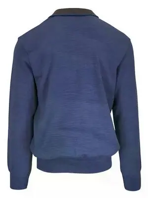 Paul & Shark Mock-neck Sweater - Blue