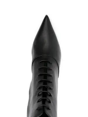 GIANVITO ROSSI 55mm Morganne Lace-up Boots