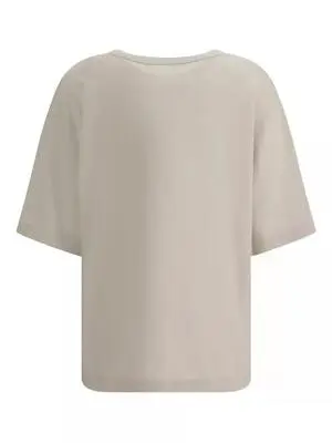 Extreme Cashmere V-neck Half-sleeve Top