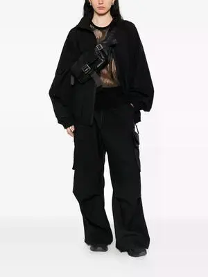 Y3 Drawstring Cargo Trousers - Black