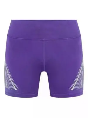 Adidas By Stella McCartney Running Shorts With Reflective Stripe - Purple