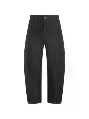 LEMAIRE Twisted Curved-seam Jeans - Black