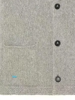 Alanui Shawl-collar Button Cardigan - Grey