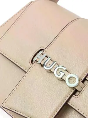 Hugo Logo-plaque Flap Shoulder Bag