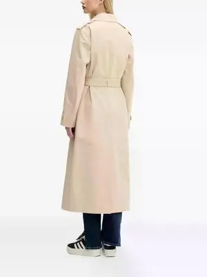 Hugo Belted Zip-front Long Coat