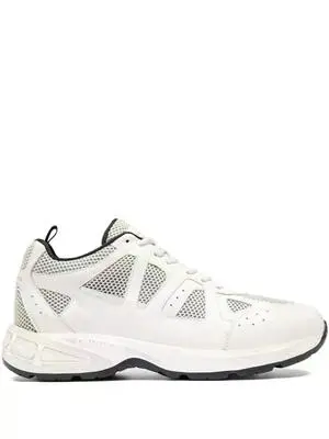 Officine Creative Mesh-panel Leather Sneakers