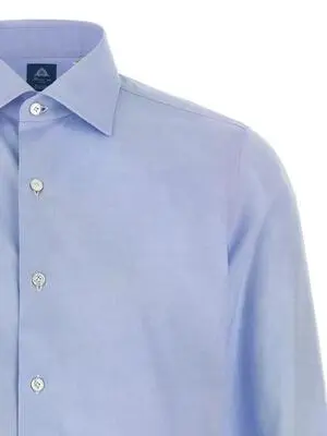 FINAMORE 1925 Napoli Button-cuffed Cotton Shirt - Blue