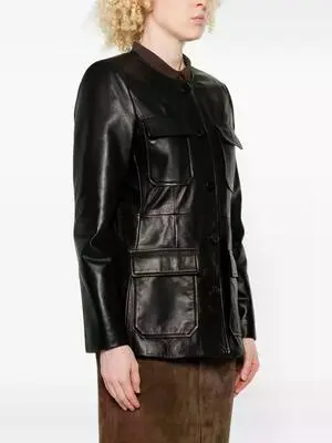 Nour Hammour Leather Jacket