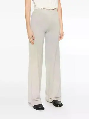 ALLUDE Elasticated Wool-blend Trousers