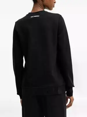 Karl Lagerfeld Ikon Choupette Sweatshirt - Black
