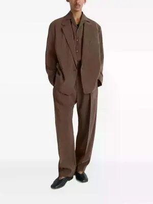 LEMAIRE Pleated Belted Trousers