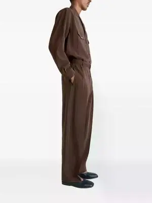 LEMAIRE Pleated Belted Trousers