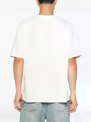 Rhude Graphic-print Logo-detail T-shirt - Neutrals
