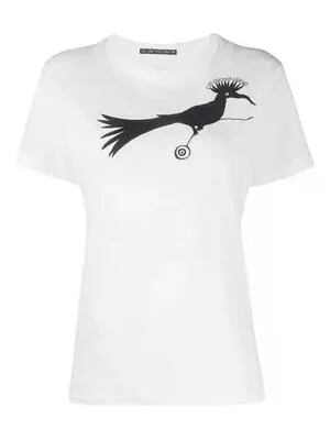 10 CORSO COMO Bird-print Cotton T-shirt