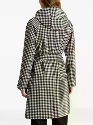 Woolrich Gingham Belted Trench Coat