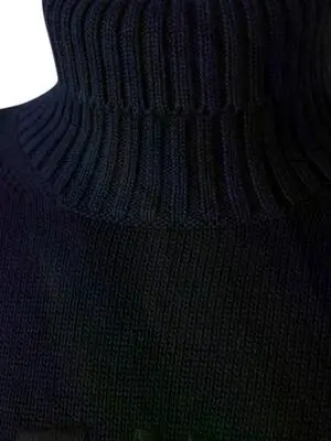 Givenchy Logo Turtleneck Sweater - Blue