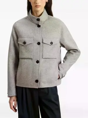 Woolrich Long-sleeve Jacket With Flap-pockets - Grey