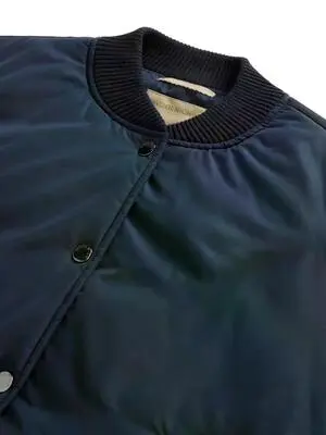 Woolrich Quilted Knit-sleeve Bomber Jacket