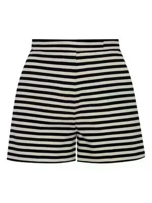 Max Mara Striped High-waisted Shorts