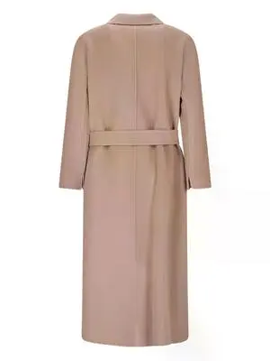 Max Mara Belted Lapels Coat - Neutrals