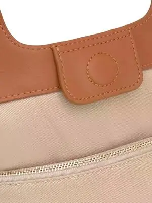 TOUS Leather-trimmed Raffia Tote Bag