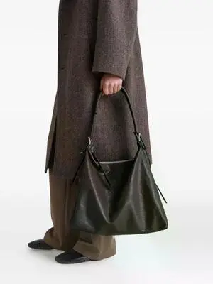 LEMAIRE Belted Hobo Leather Shoulder Bag