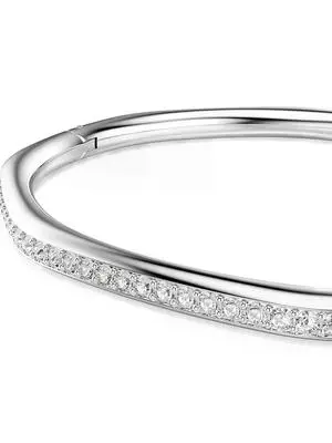SWAROVSKI Dextera Faceted Crystal Bangle - Silver