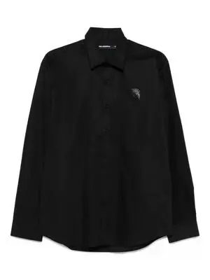 Karl Lagerfeld Logo-patch Shirt - Black