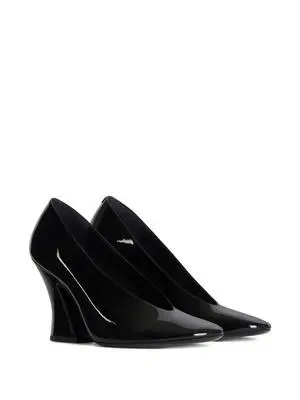 Givenchy 95mm Sculpted Patent Leather Pumps