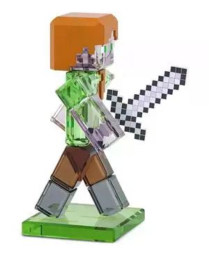 SWAROVSKI X Minecraft Alex Crystal Figurine - Green