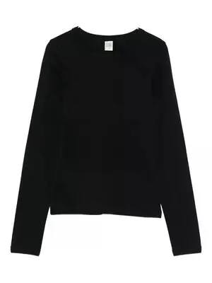 FLORE FLORE Long-sleeve Round-neck Top