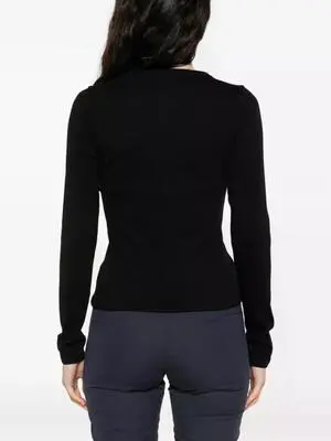 FLORE FLORE Long-sleeve Round-neck Top