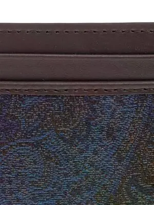 Etro Paisley-pattern Leather Cardholder