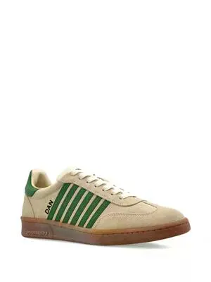 Dsquared2 Boxer Striped Suede Sneakers