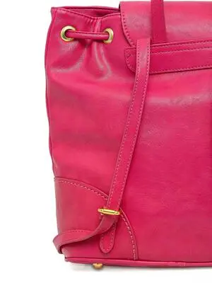 Juicy Couture Drawstring Flap Backpack - Pink