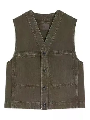 Lemaire Button Detailed Vests For Women