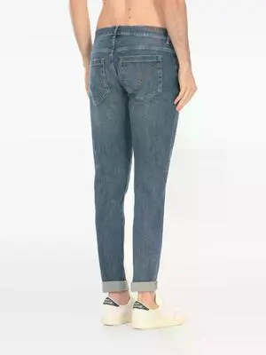 DONDUP Logo Detail Jeans - Blue