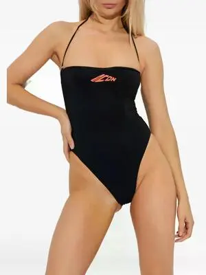 Dsquared2 Logo-print Halterneck Swimsuit