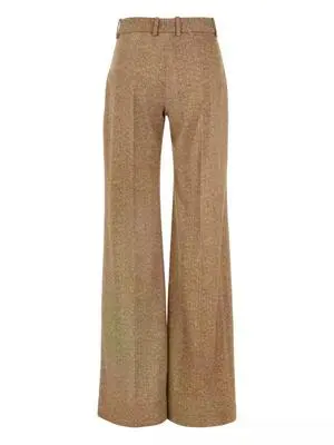 Ermanno Scervino Herringbone Pleated Trousers