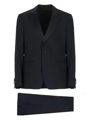 LARDINI Peak-lapel Single-breasted Suit