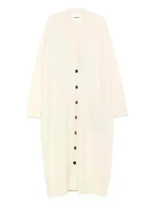 JIL SANDER Button-front Wool Coat