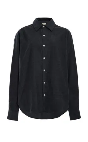 Comme Si Cotton Button-down Shirt - Grey