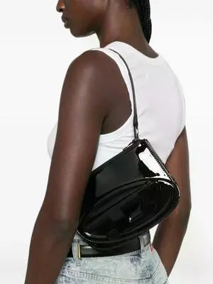 DIESEL® 1dr Twin Patent-leather Shoulder Bag - Red
