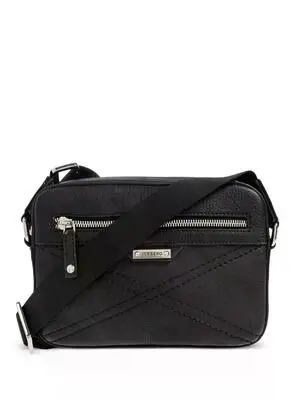 Iceberg Leather Shoulder Bag - Black