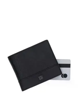 Hugo Logo-plaque Leather Wallet