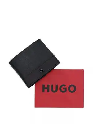 Hugo Logo-plaque Leather Wallet