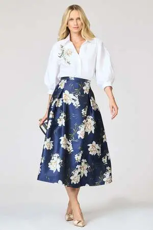 Sachin & Babi Tippy Floral-printed Skirt